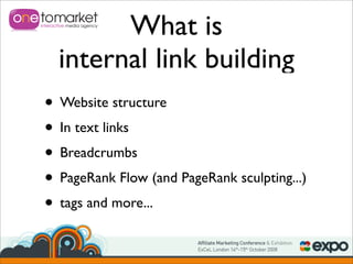 A4Uexpo Internal Linking Structure | PPT
