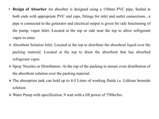 Vapour absorption air conditionin system | PPTX