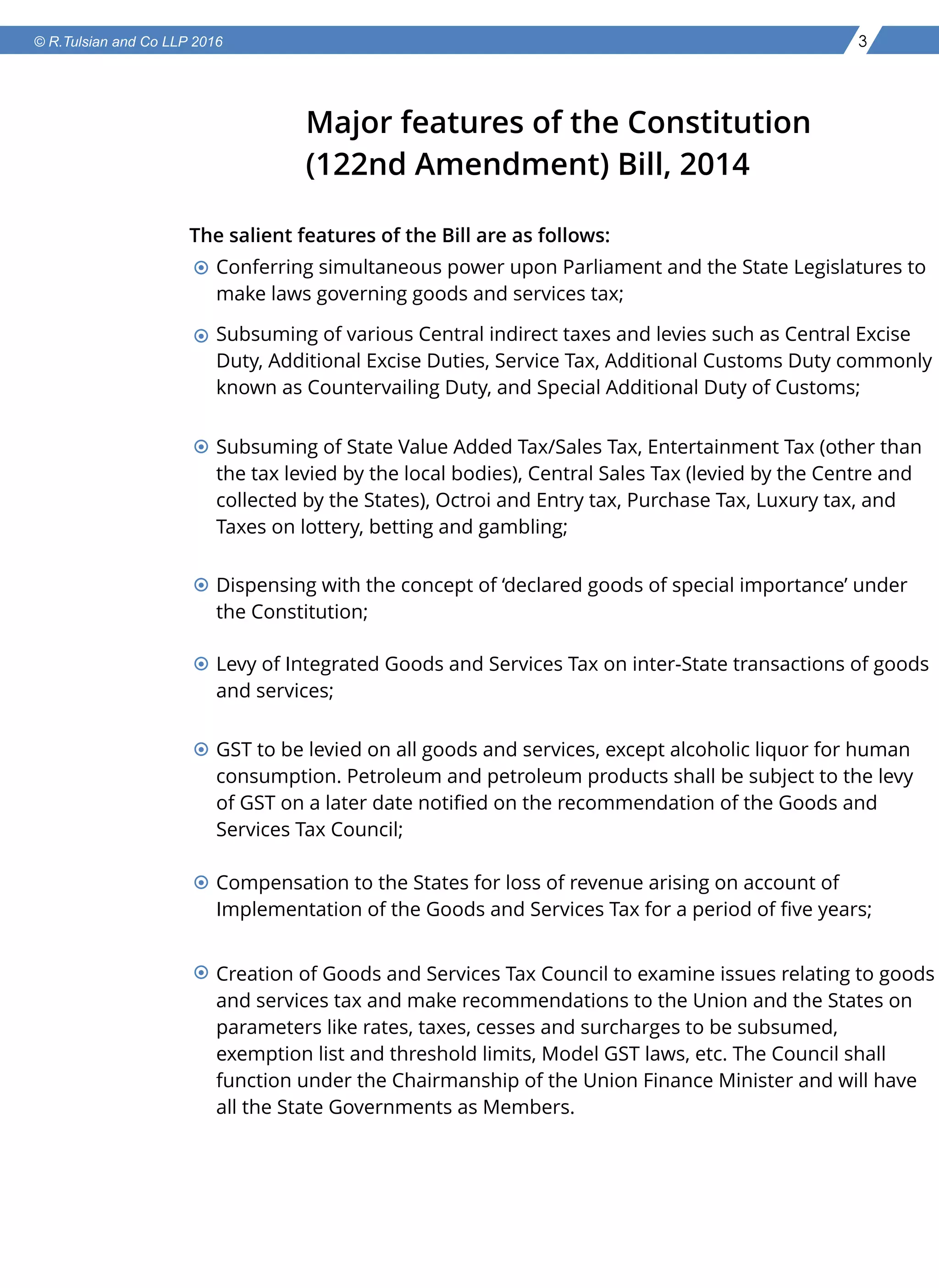 Roadmap to GST | PDF