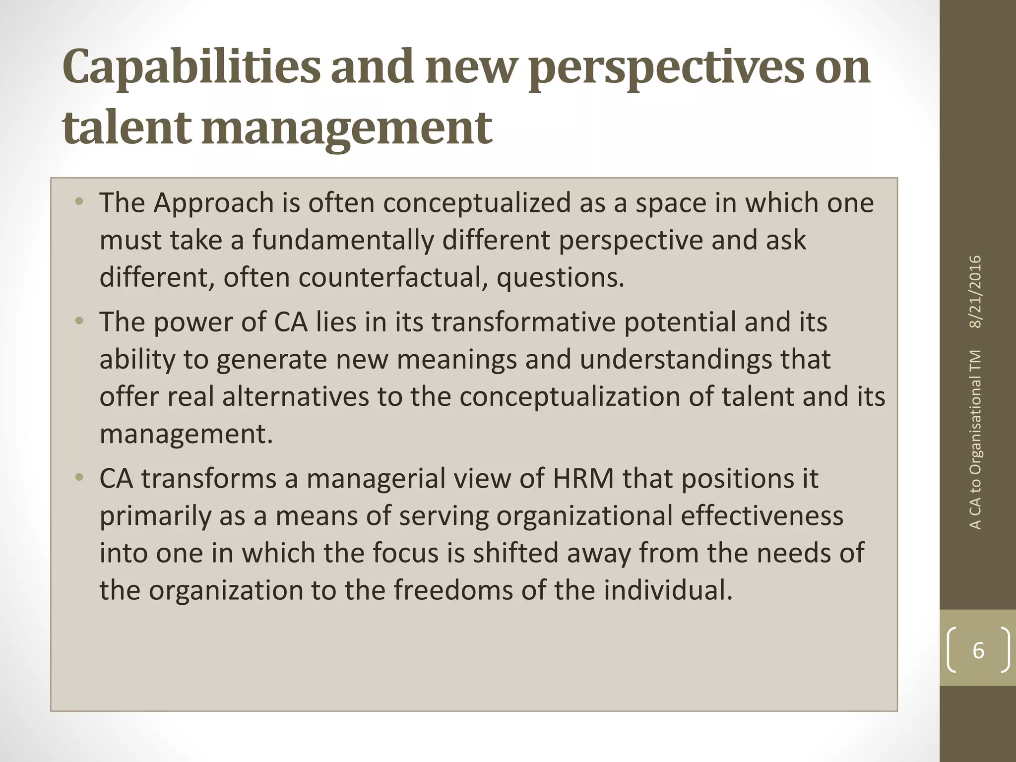 Capability Approach | PPTX