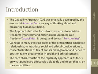 Capability Approach | PPTX