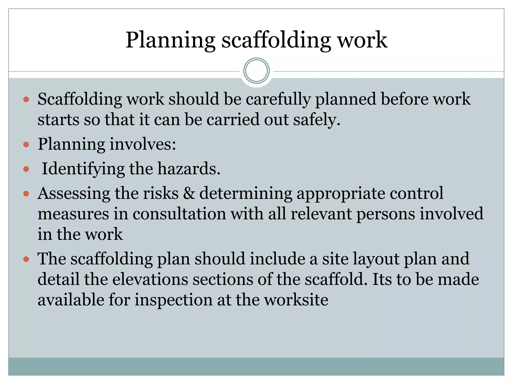 SCAFFOLDING | PPTX