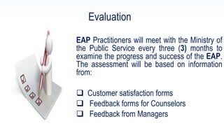 PRESENTATION - Employee Assistant Programme (EAP) | PPTX | Human ...