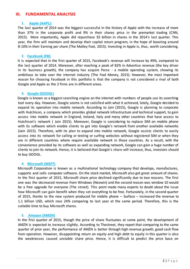 Stock Evaluation | PDF