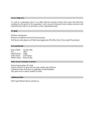 Naveen George CV | DOCX