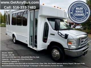 Non Emergency Medical Transport Bus For Sale | Call 516-333-7483 | How ...
