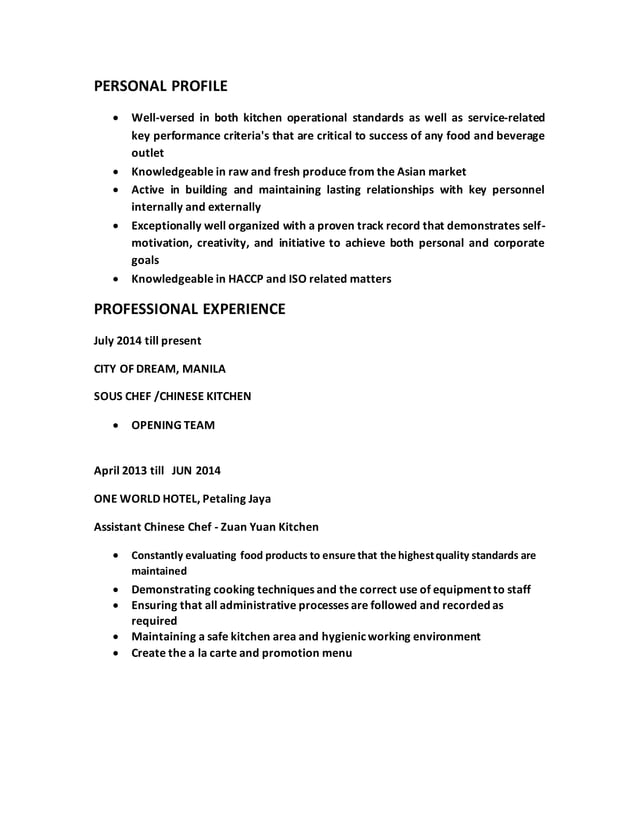 ong swee hock cv(2016) | PDF