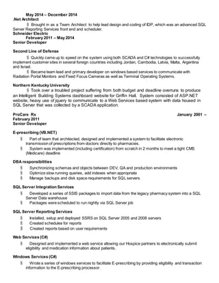 Detailed Resume | DOCX