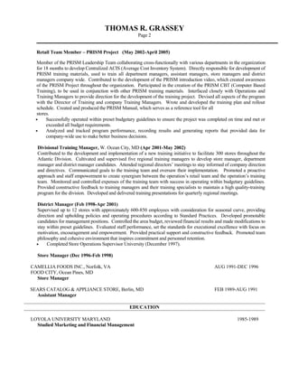 Thomas Grassey Resume | DOC