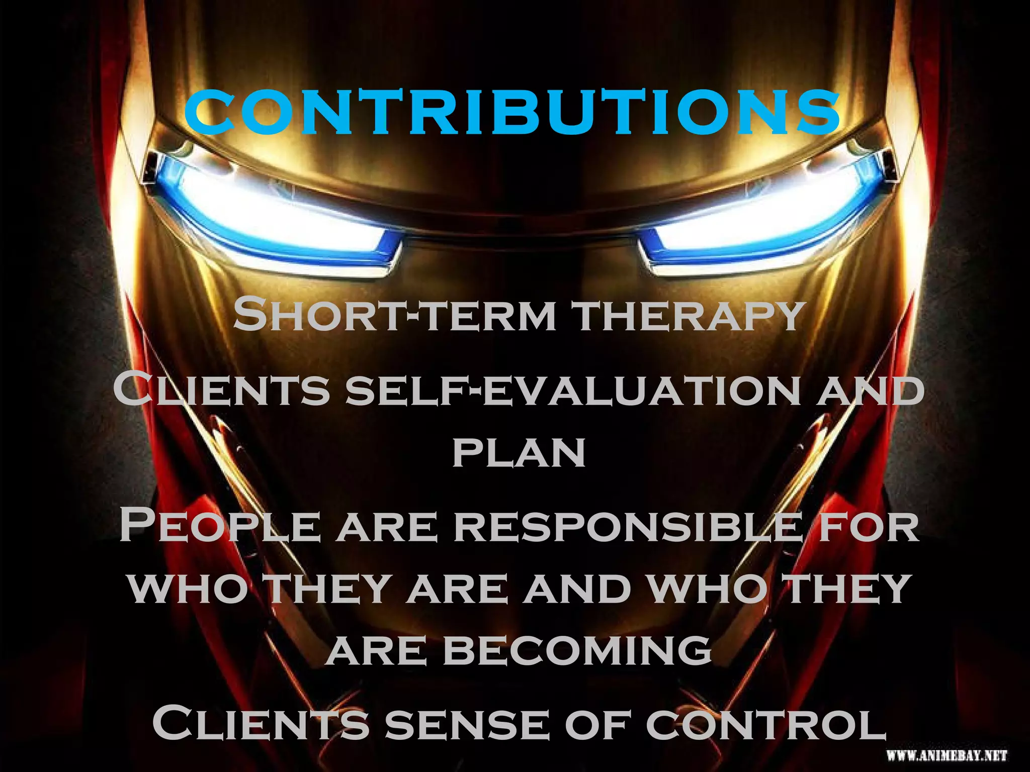 REALITY THERAPY PPT | PPT