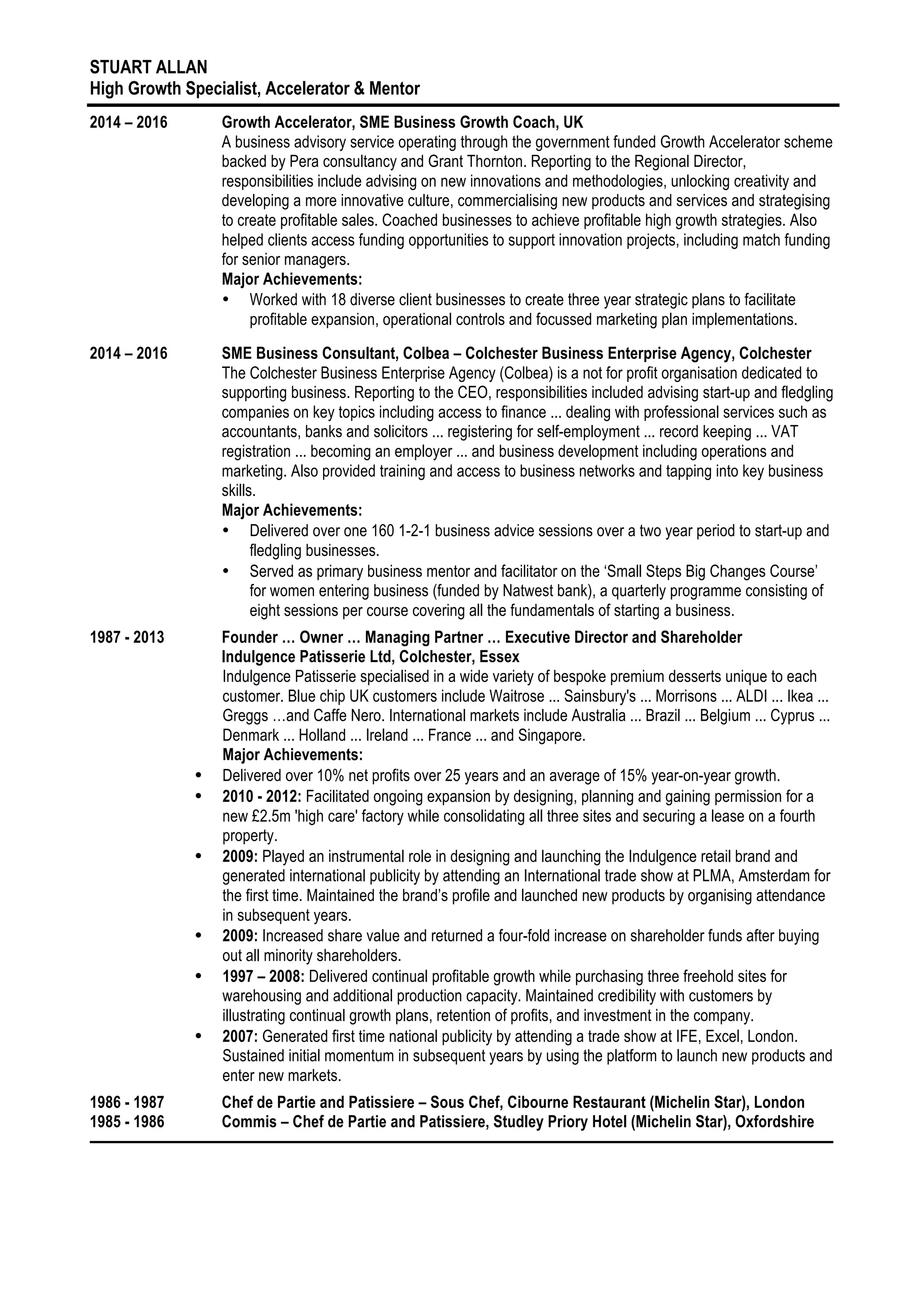 CV - Stuart Allan | PDF