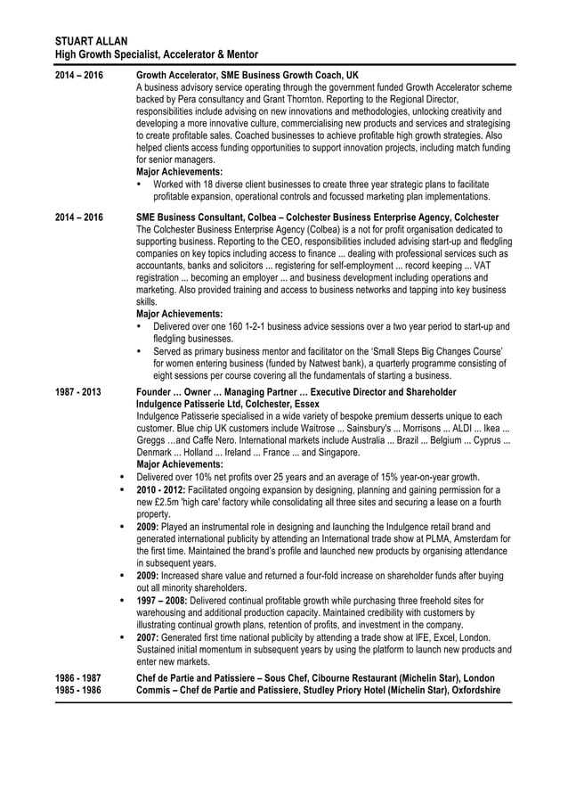 CV - Stuart Allan | PDF