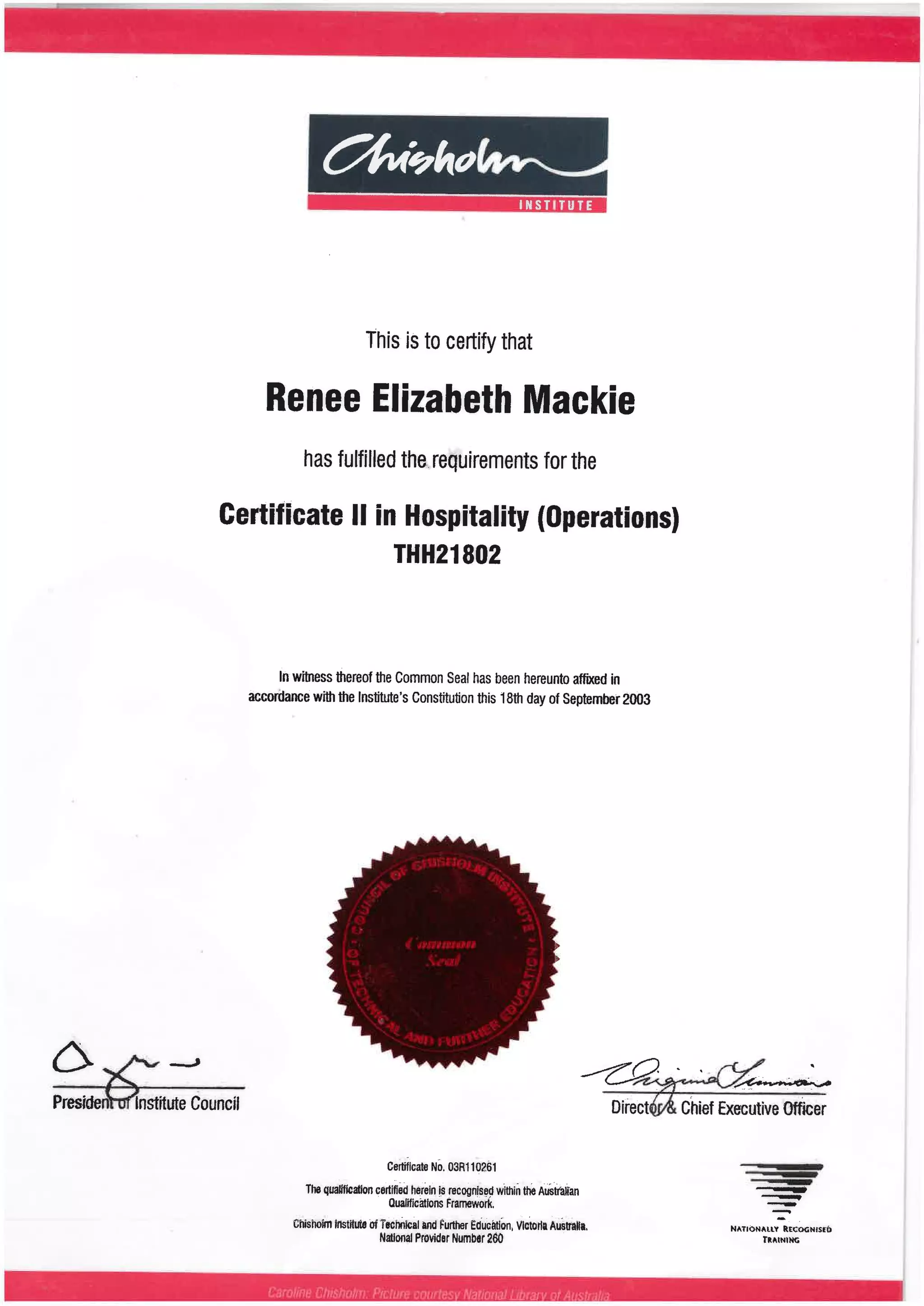 Certificate II in Hospitality -Operations | PDF