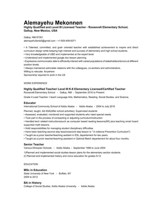 LicenseAlemayehu Mekonnen- Level 3final | PDF