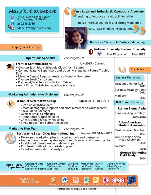 Mary Davenport Resume | PDF | Business | Business and Finance