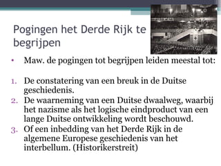 Sonderweg en Historikerstreit | PPT