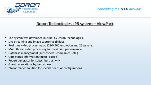LPR System English | PPT | Free Download