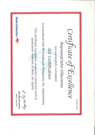 jdi- Six Sigma | PDF