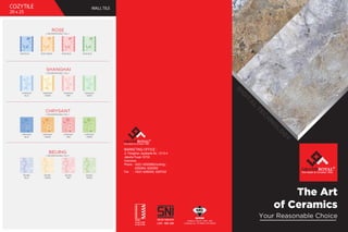 Grand Royal Ceramics Catalog | PDF