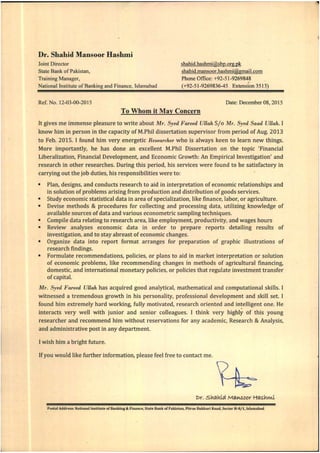 Researcher. Experience Certificate | PDF