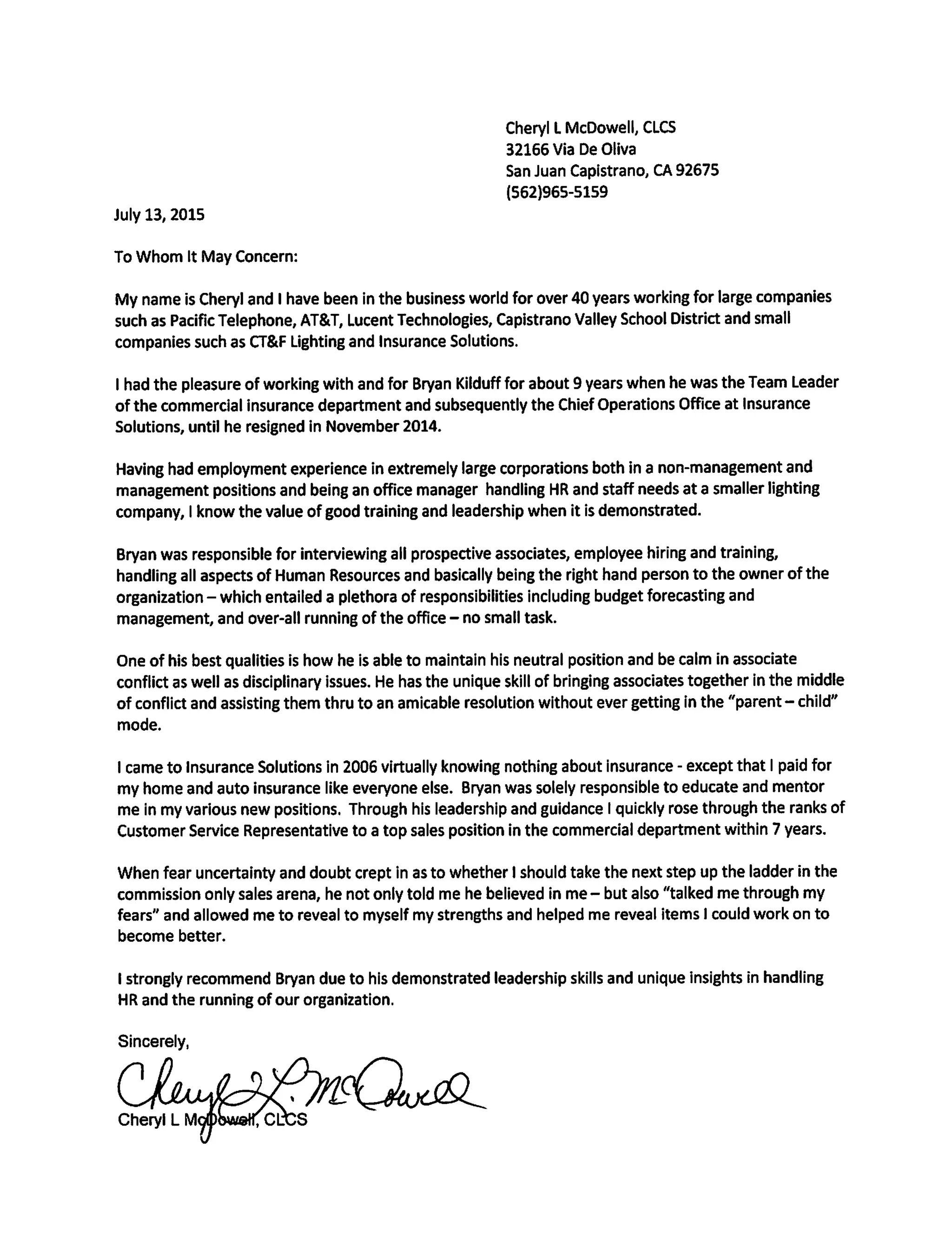 10 letters of Reference | PDF