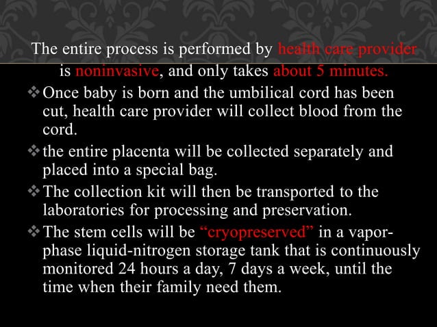 Placenta Tissue Banking | PPTX | Pregnancy | Reproductive Health