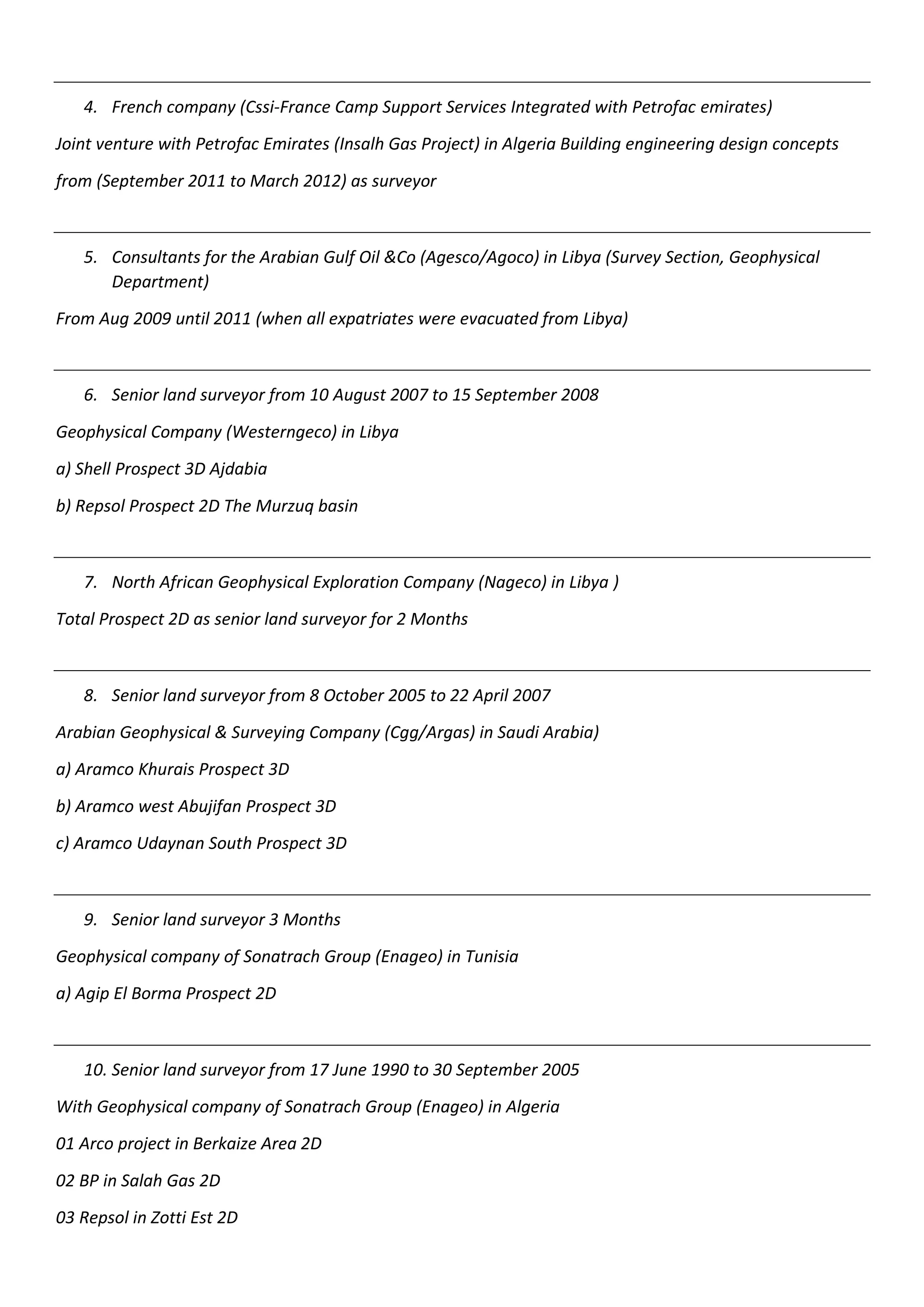 Senior Land surveyor | PDF