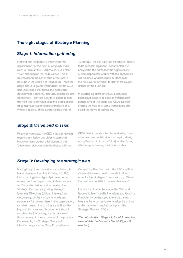 EAME - Strategic Planning_White_paper | PDF