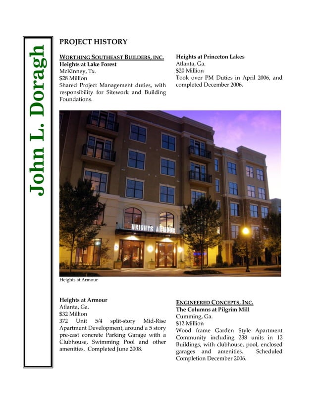 JD Project History | PDF