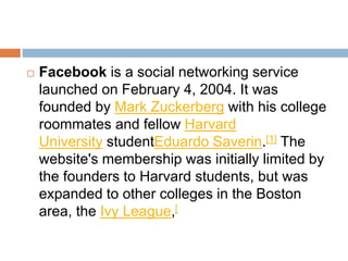 FACEBOOK | PPTX