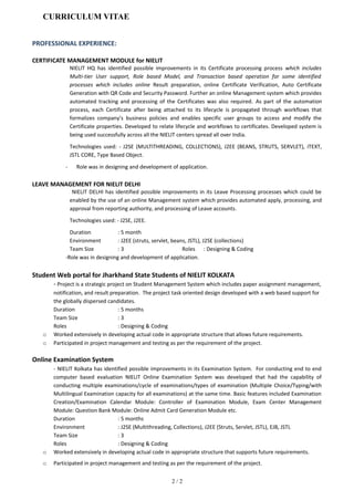 manish_CV _NIELIT_HCL | PDF
