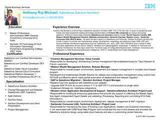 Anthony Michael Profile | PPT