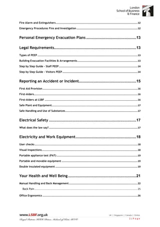 Health and Safety Handbook | PDF
