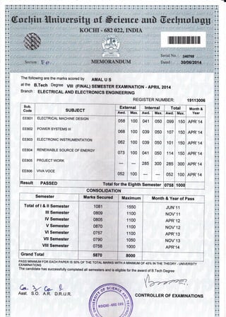 Final Certificate | PDF