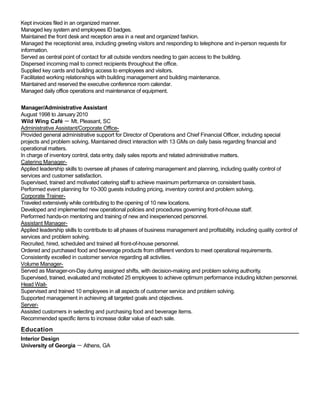Lisa A. Jones Resume | PDF