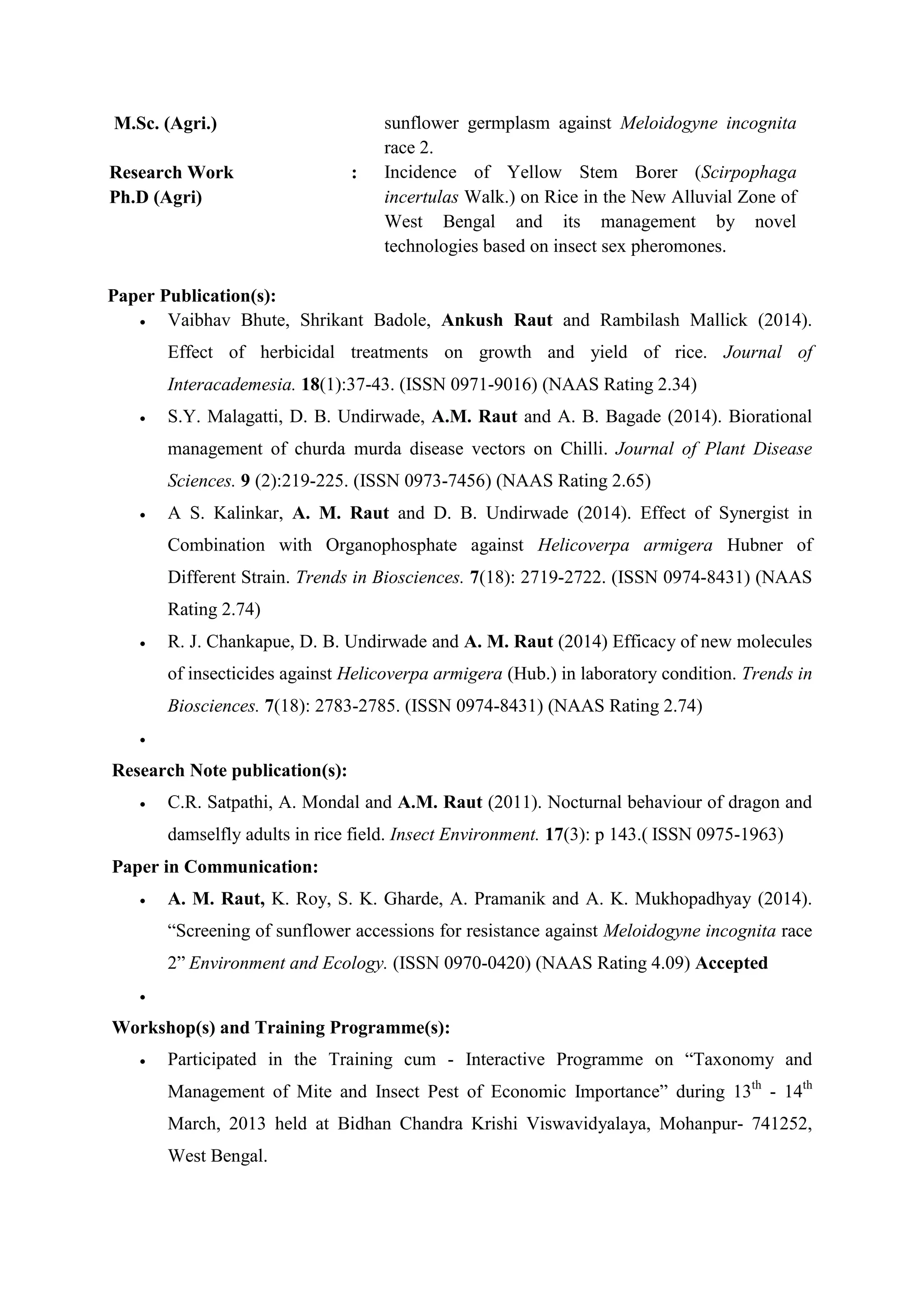 Raut cv | PDF