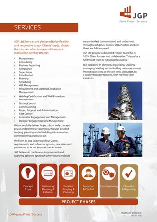 JGP Company Profile August 2016 | PDF
