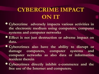 CYBERCRIMES AND DUE DILIGENCE | PPT