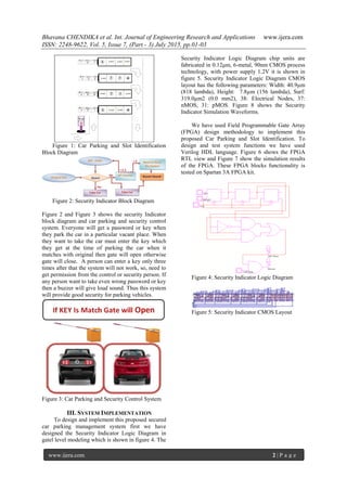Implementation of Secured Car Parking Management System Using Verilog HDL | PDF