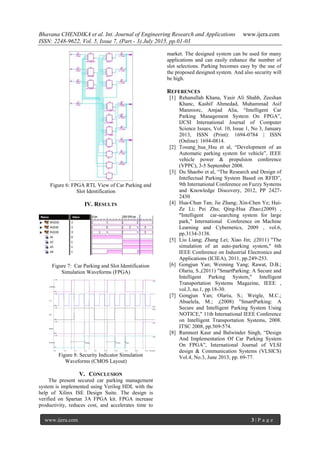 Implementation of Secured Car Parking Management System Using Verilog HDL | PDF
