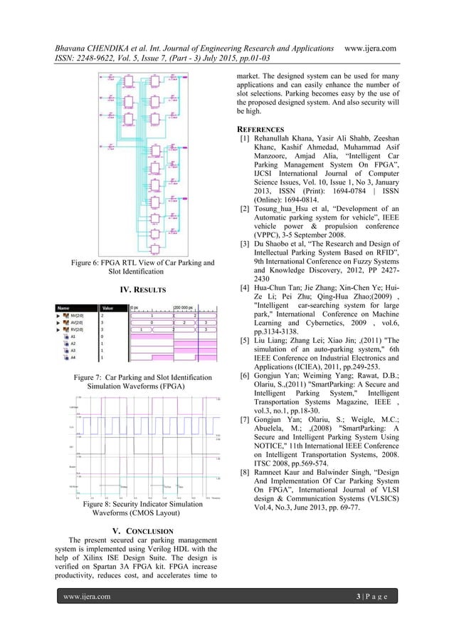 Implementation of Secured Car Parking Management System Using Verilog ...