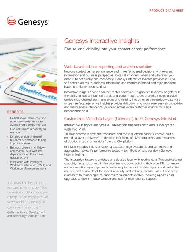 Datasheet_for_Genesys_Interactive_Insights_and_Genesys_Info_Mart | PDF