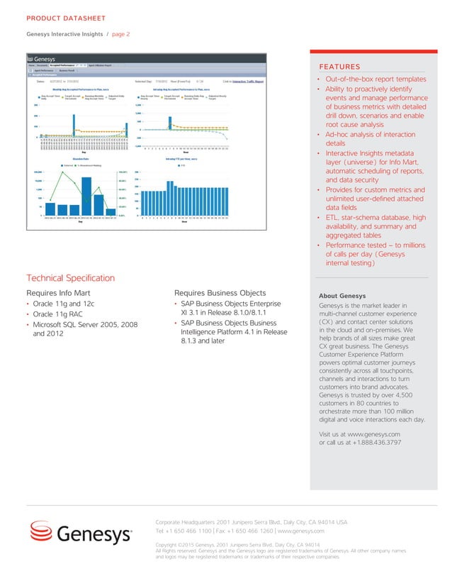Datasheet_for_Genesys_Interactive_Insights_and_Genesys_Info_Mart | PDF ...