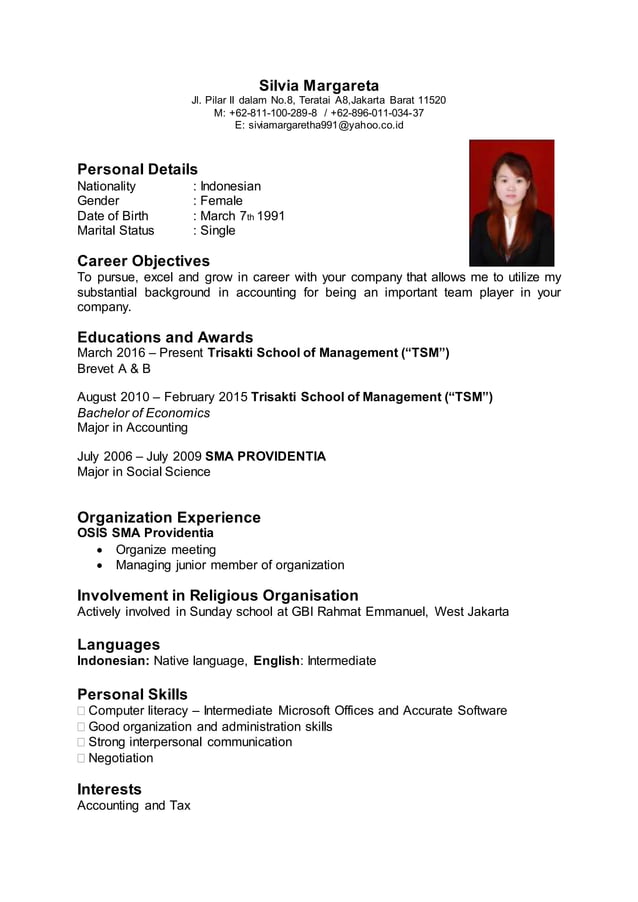 Silvia_-_RESUME | PDF