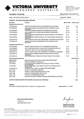 Academic Transcript | PDF