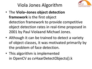 face detection | PPTX