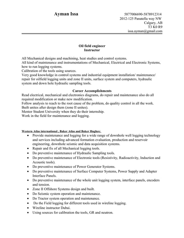 Ayman_Issa_CV 2014 new | PDF