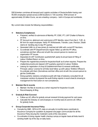 My Resume updated on 23rd Nov'16 | PDF