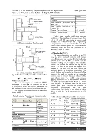 Analytical Investigation on External Beam-Column Joint Using ANSYS By ...