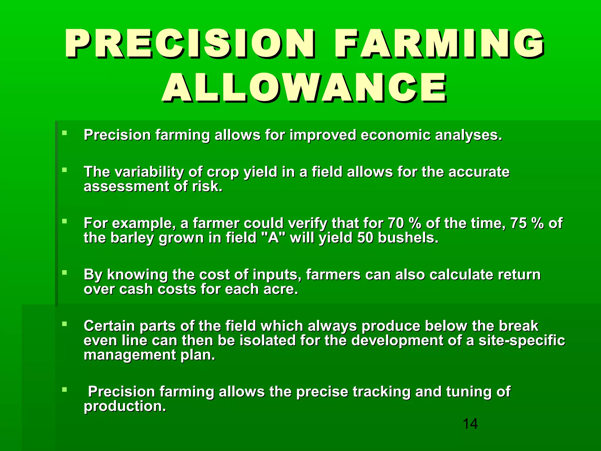 What Is Precision Farming | PPT